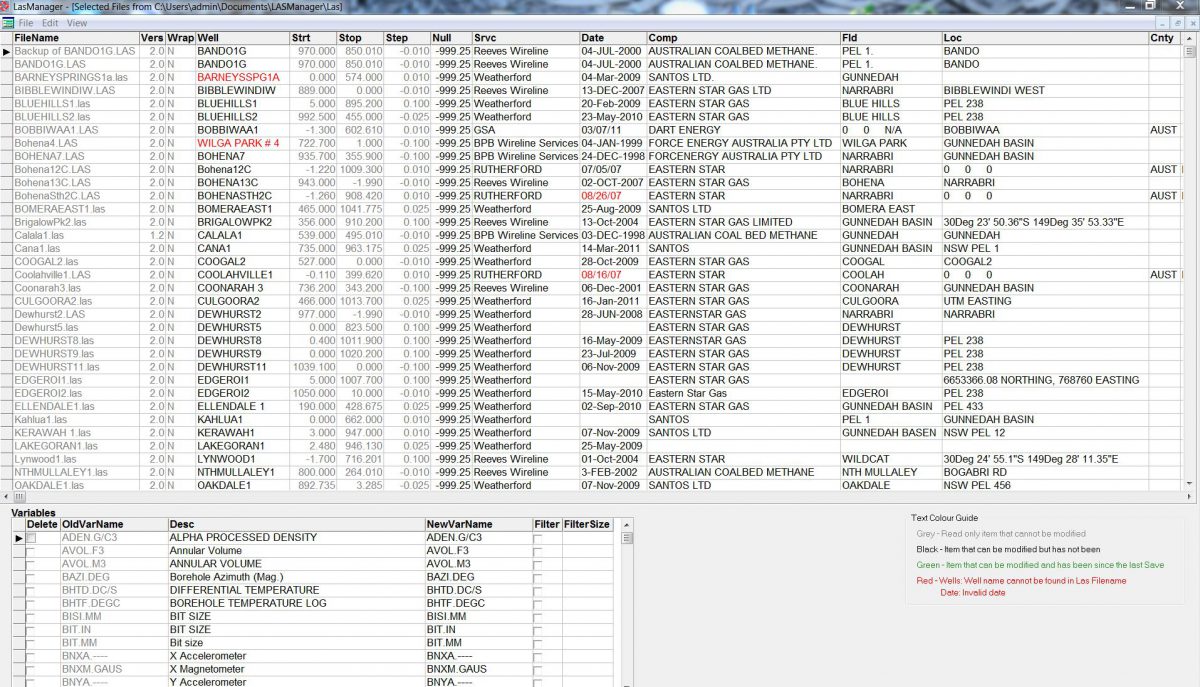 Software - GeoCheck - Downhole Data Management Software & Consulting