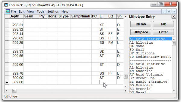 LogCheck - GeoCheck - Downhole Data Management Software & Consulting