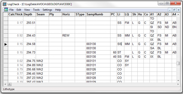 LogCheck - GeoCheck - Downhole Data Management Software & Consulting